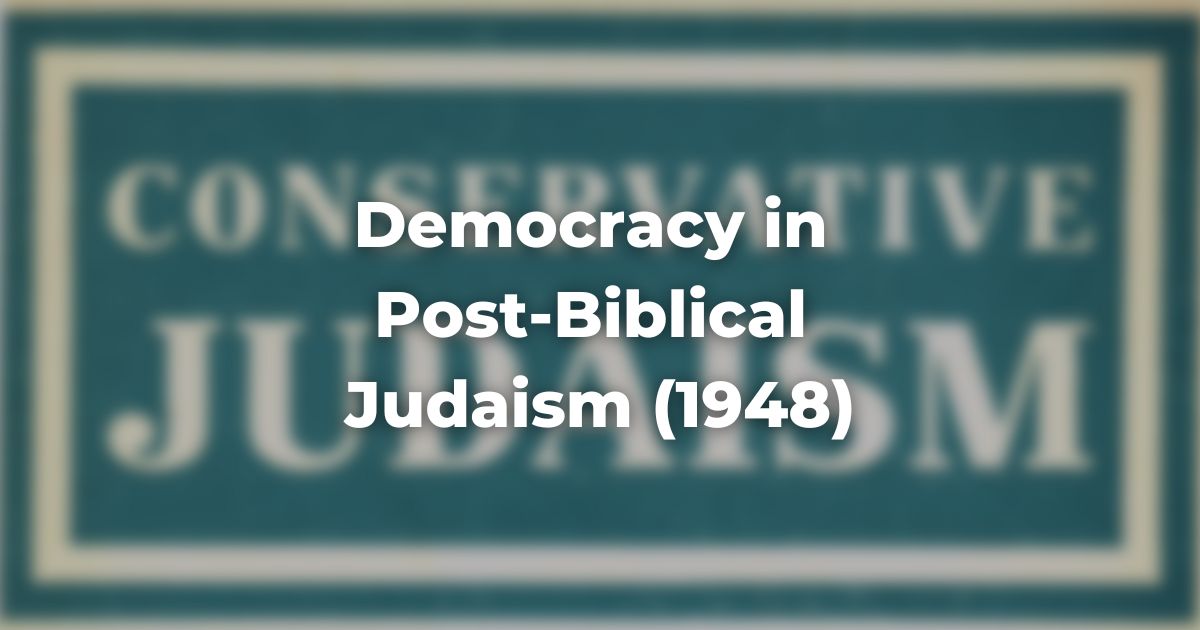 Conservative Judaism - The Digital Home for Conservative Judaism