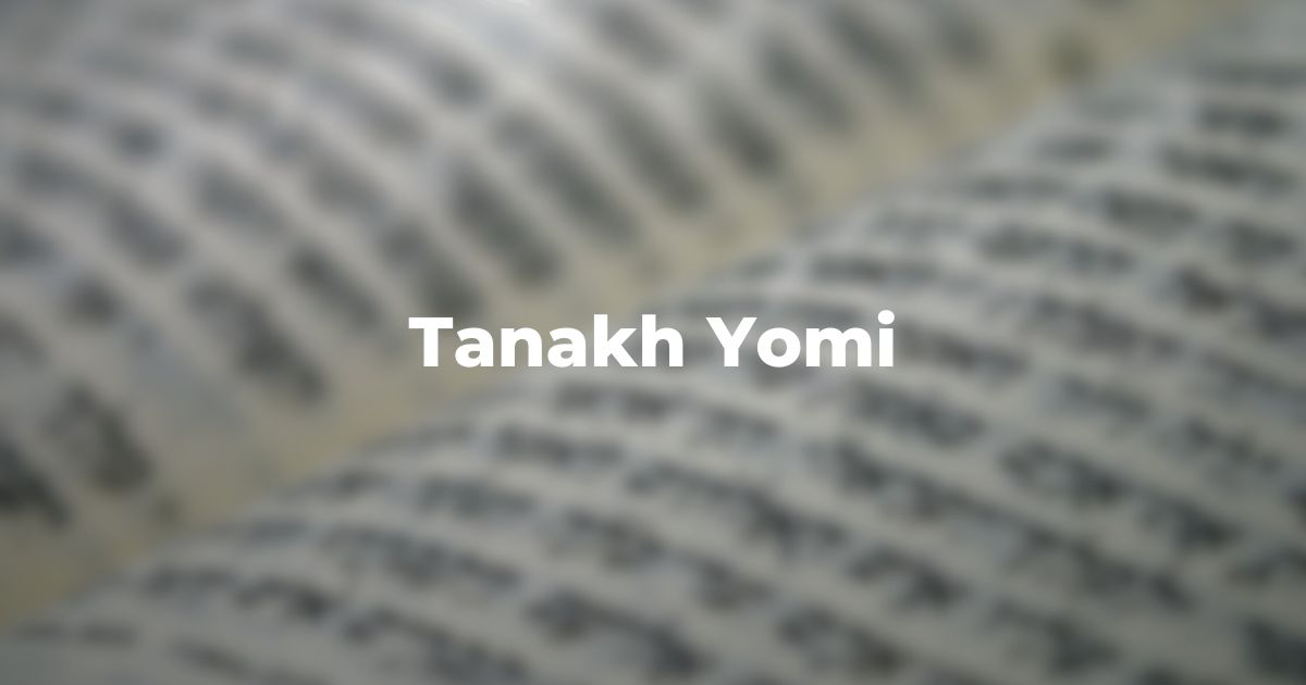 Tanakh Yomi - The Digital Home for Conservative Judaism